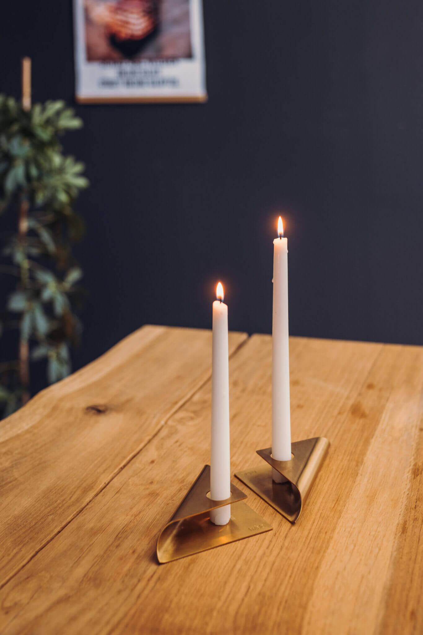 Hofats Square Candle Gold - Order Online Now