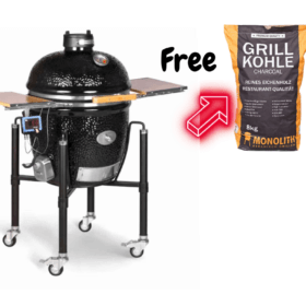 Ceramic BBQ Black Monolith Basic - Delivered Fast & Free