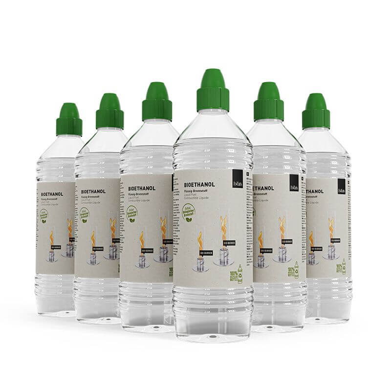 Hofats Bioethanol Liquid 6 Pack - Delivery in 1-2 Days